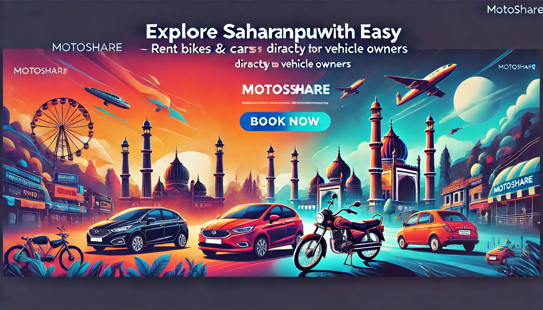 Explore Saharanpur with Ease: Rent Bikes and Cars from Motoshare – My ...