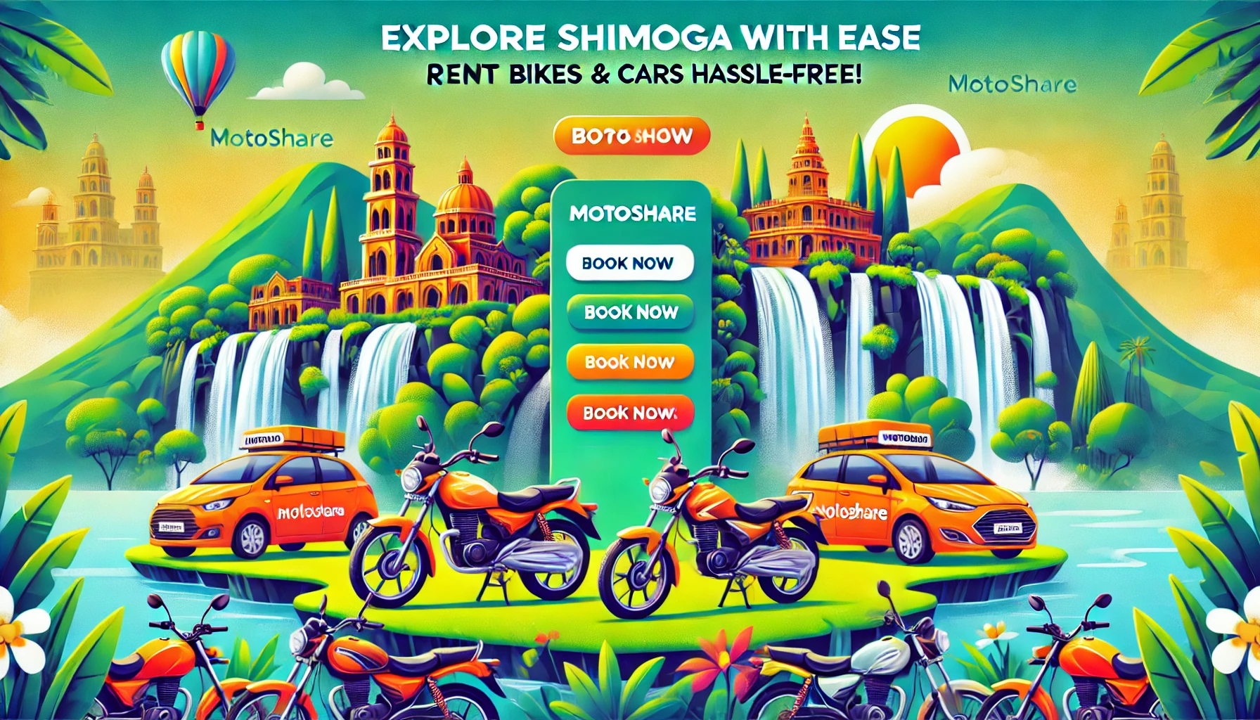 Explore Shimoga with Ease: Rent Bikes and Cars Hassle-Free on Motoshare ...