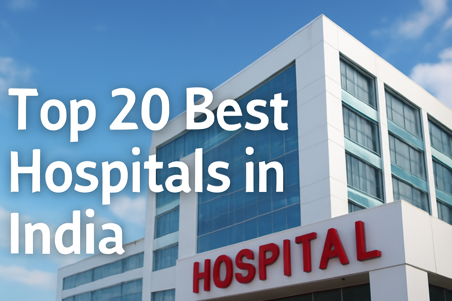 Top 20 Best Hospitals in India - My Hospital Now
