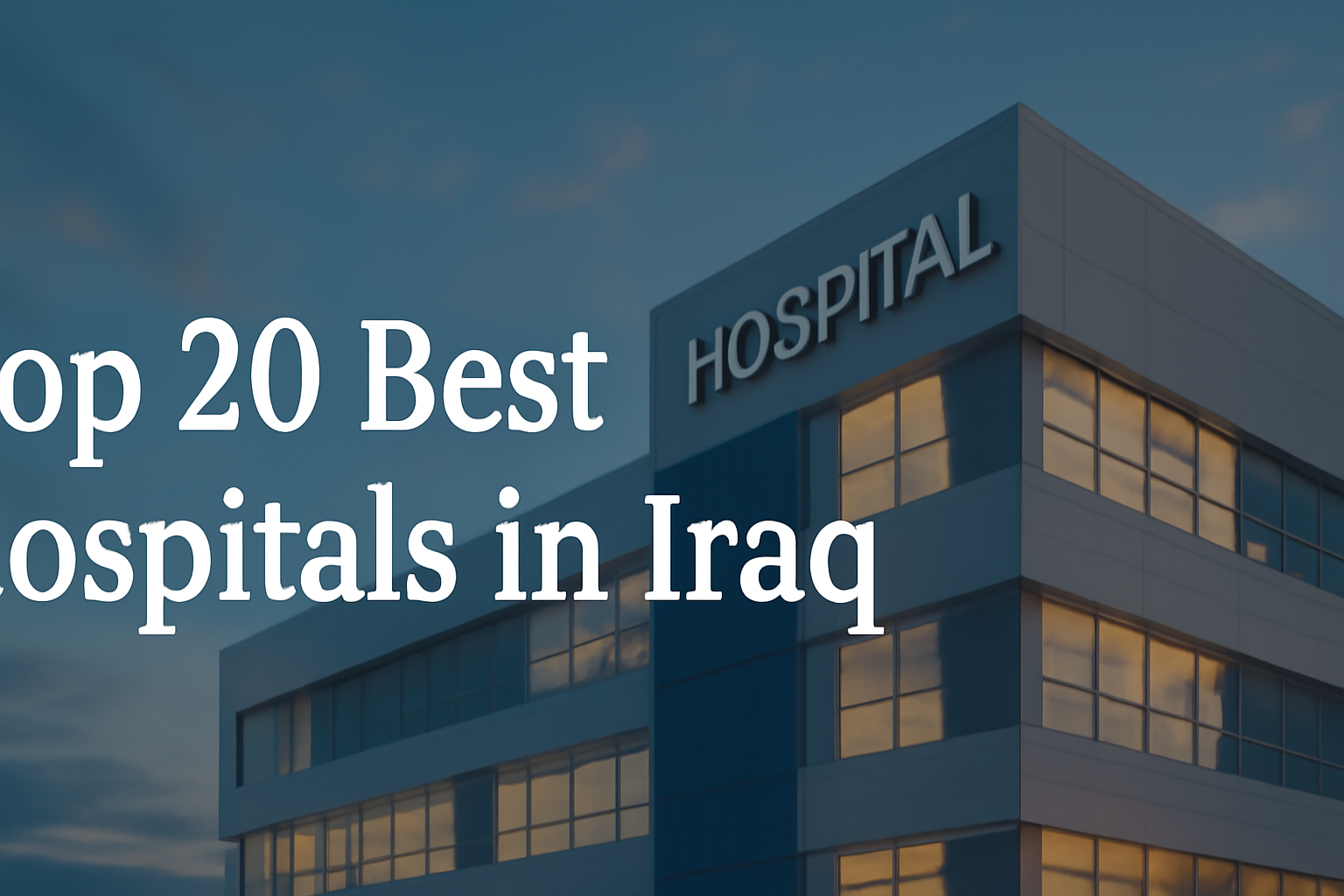 Top 20 Best Hospitals in Iraq - My Hospital Now