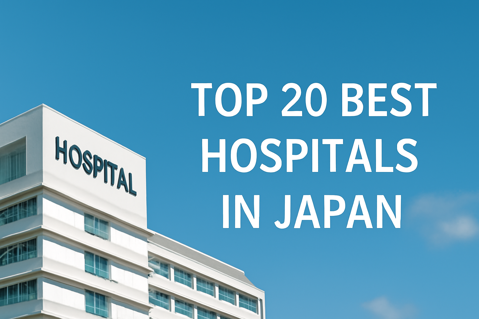 Top 20 Best Hospitals in Japan - My Hospital Now