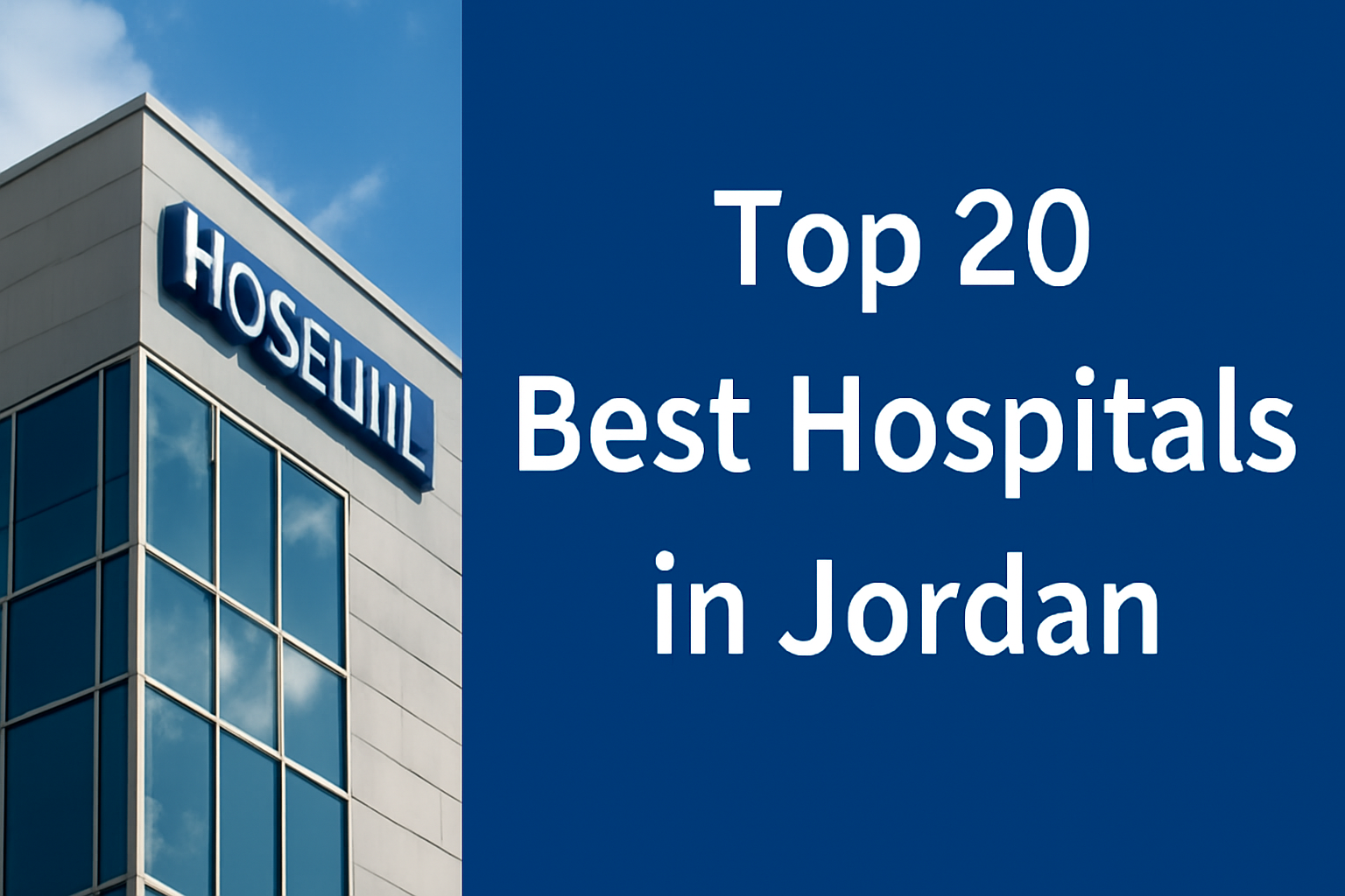 Top 20 Best Hospitals in Jordan - My Hospital Now