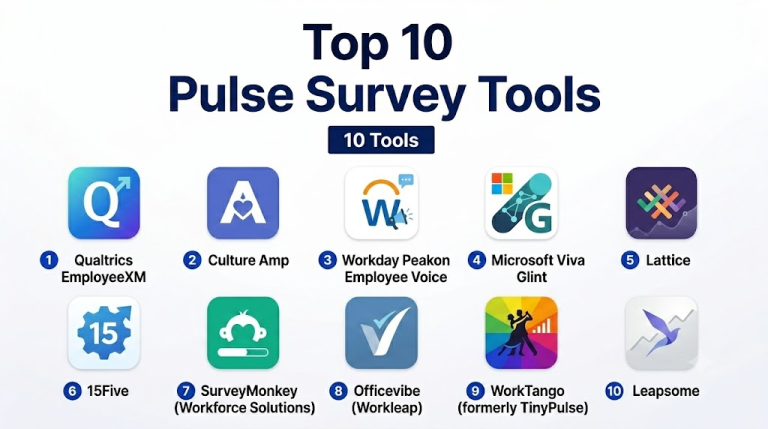 Top 10 Pulse Survey Tools: Features, Pros, Cons & Comparison – My ...